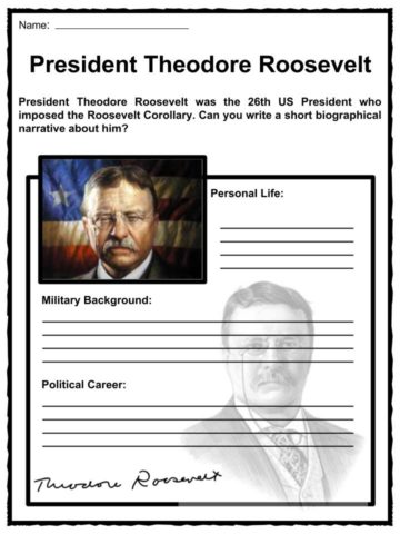 Roosevelt Corollary Facts & Worksheets | History for Kids