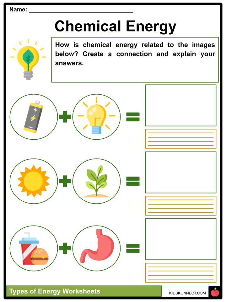 energy pathways worksheet