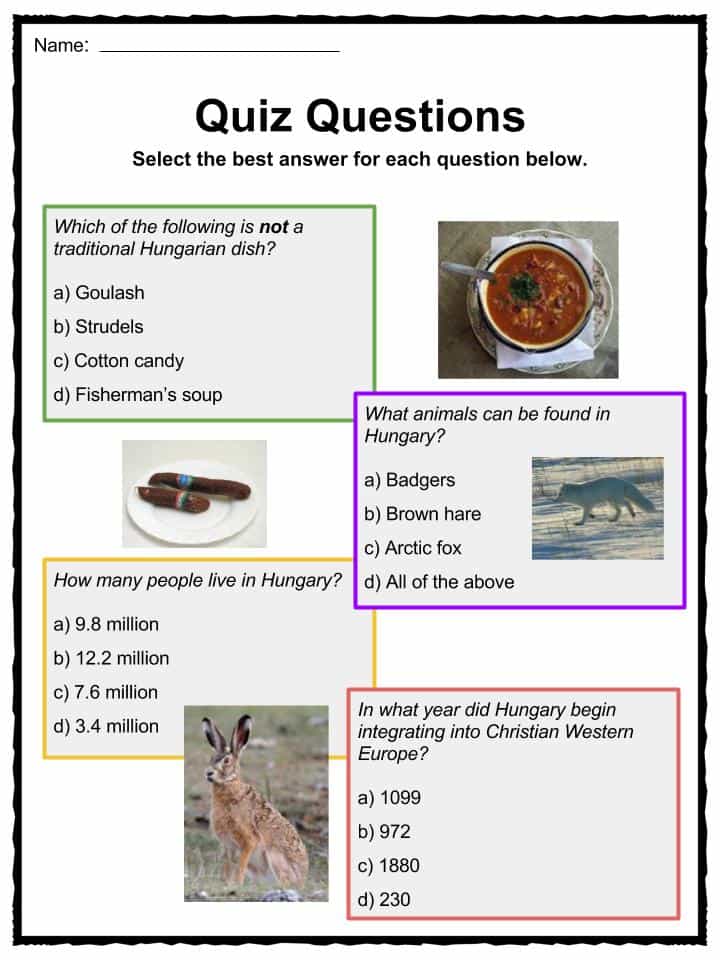 Hungary Facts, Worksheets & Historic Information For Kids